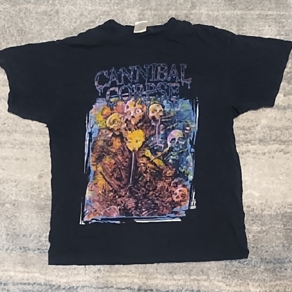 Gildan | Shirts | Vintage Cannibal Corpse Graphic Tshirt Black With ...